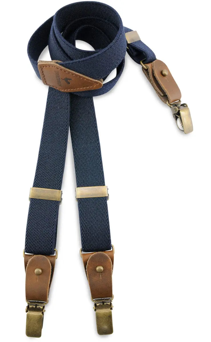 Sir Redman Kids bretels combi pack Blue America | Bretels.nl